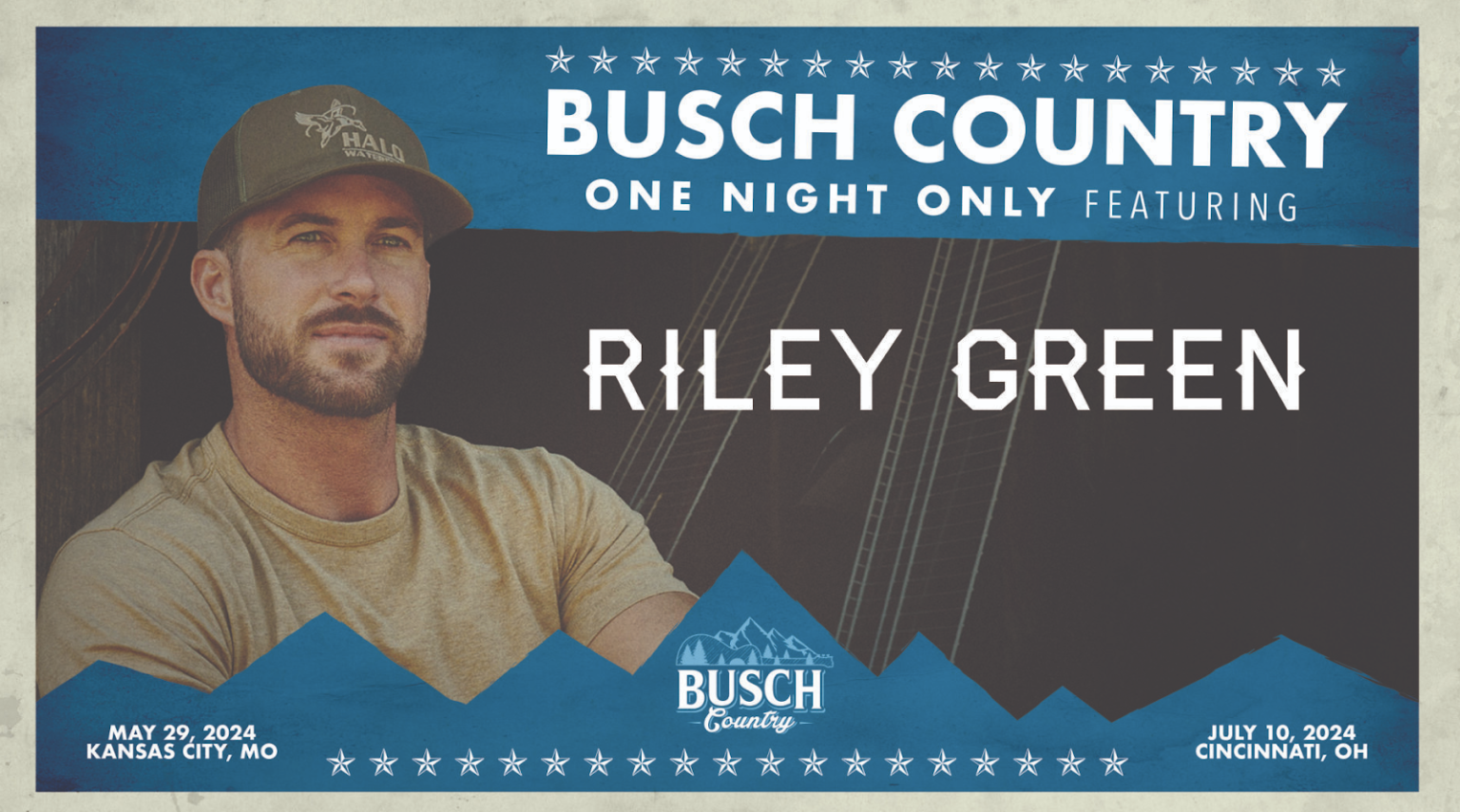 Riley Green Teams Up With Busch Light For Exclusive 'Busch Country: One ...